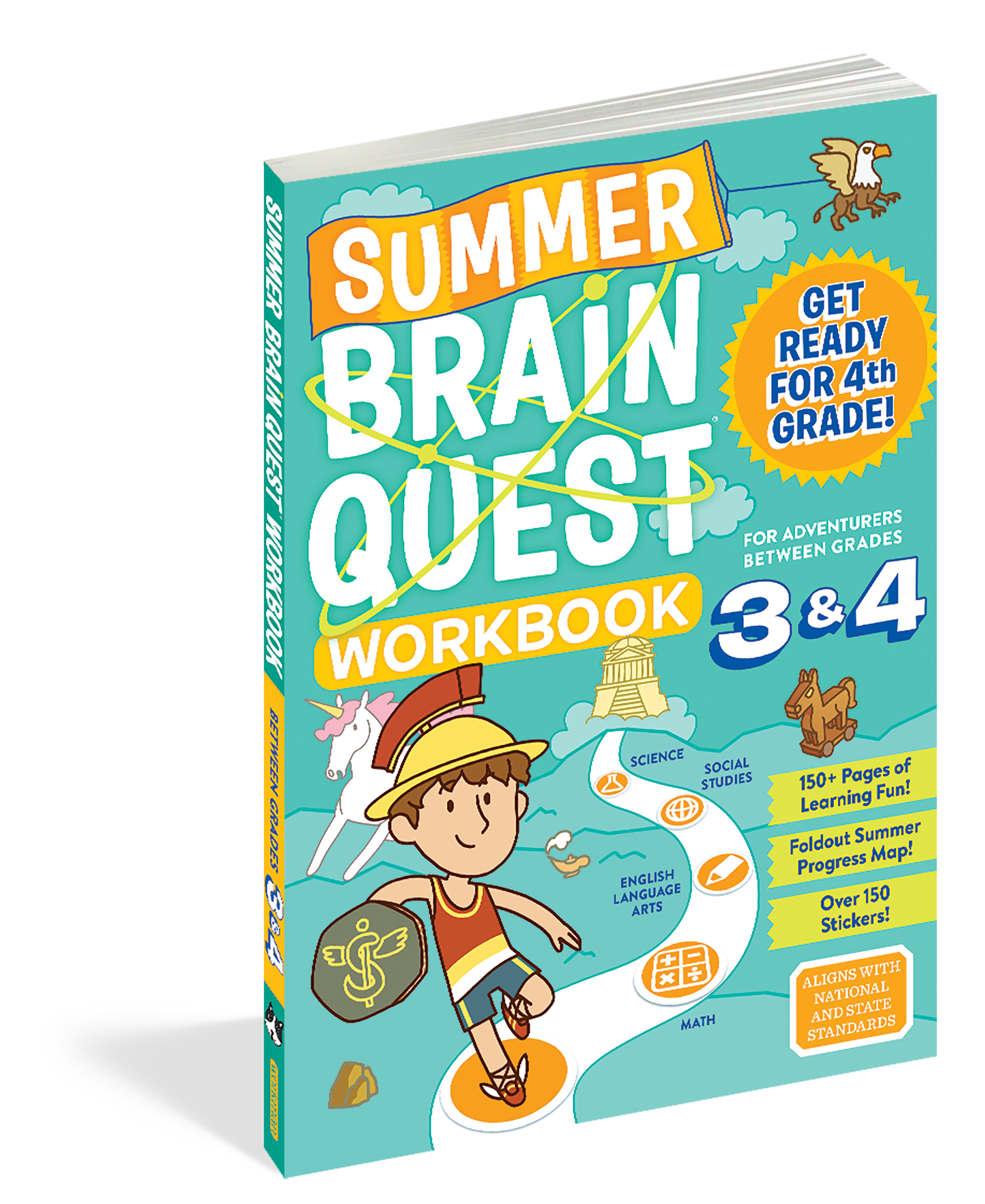 Summer Brain Quest: Between Grades 3 & 4 by Workman Publishing & Persephone Walker & Claire ...