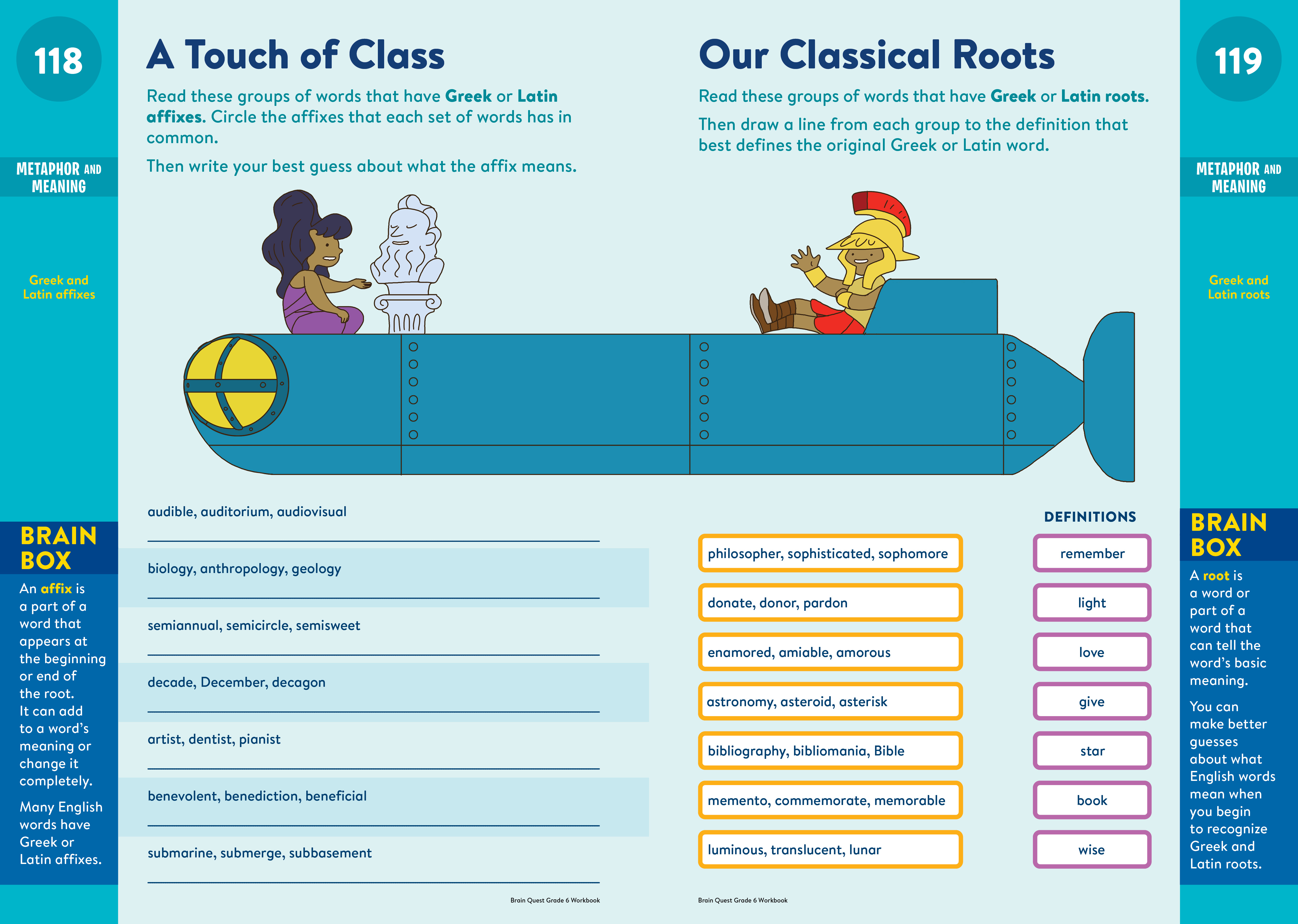 Brain Quest Workbook: 6th Grade Revised Edition by Workman Publishing ...