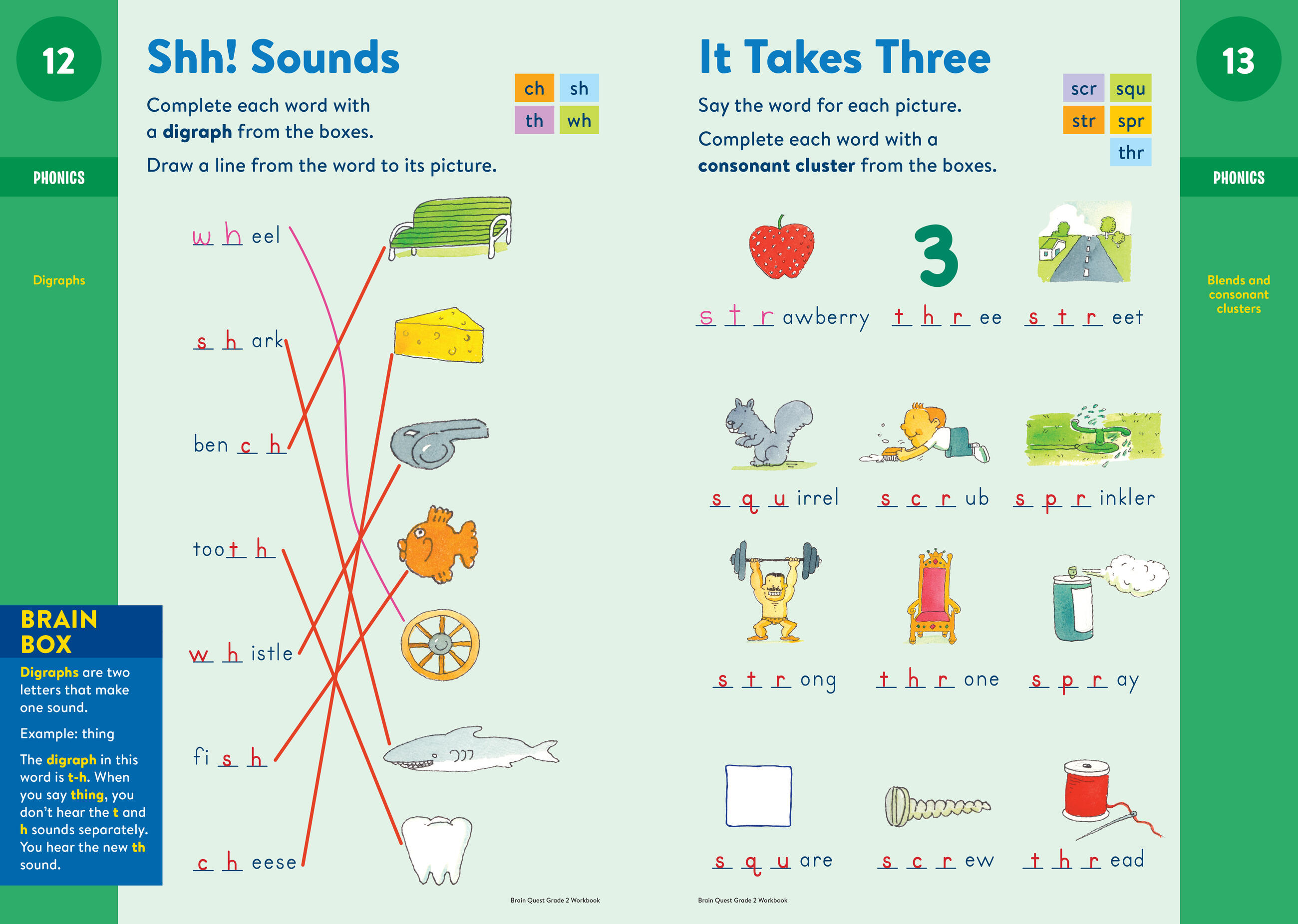 Brain Quest Workbook: 2nd Grade Revised Edition by Workman Publishing ...
